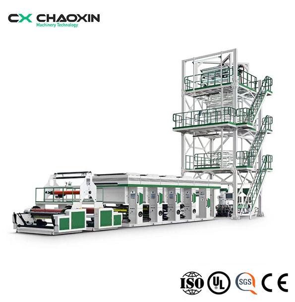 CX-1700 Three-Layer Co-Extrusion High-Pressure Film Blowing Unit ...